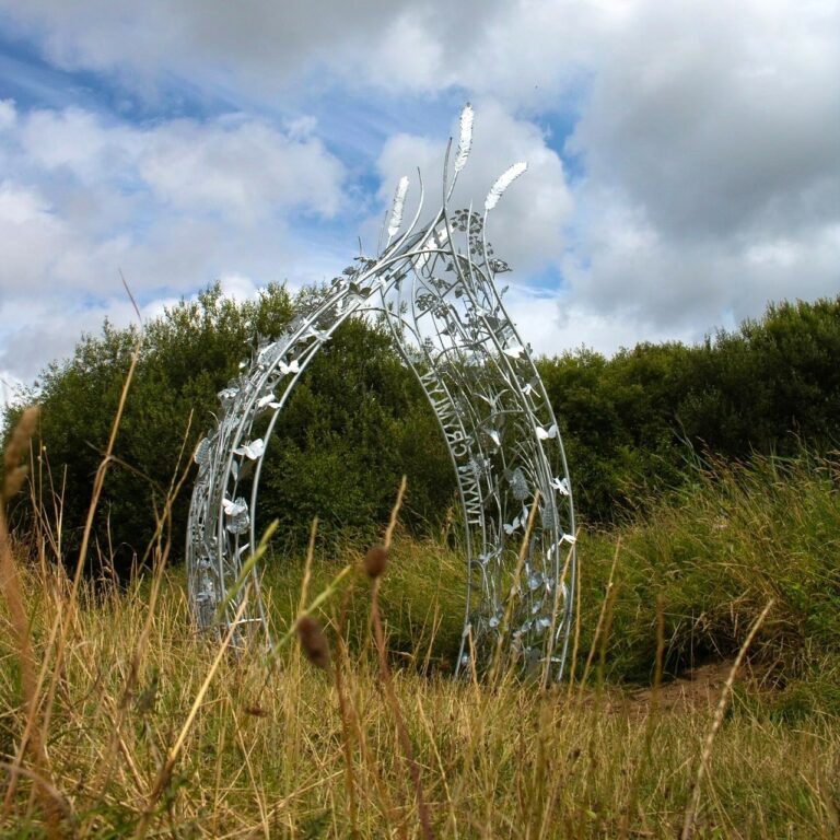 Locally-inspired Sculpture Unveiled at Crymlyn Burrows SSSI - Plantlife